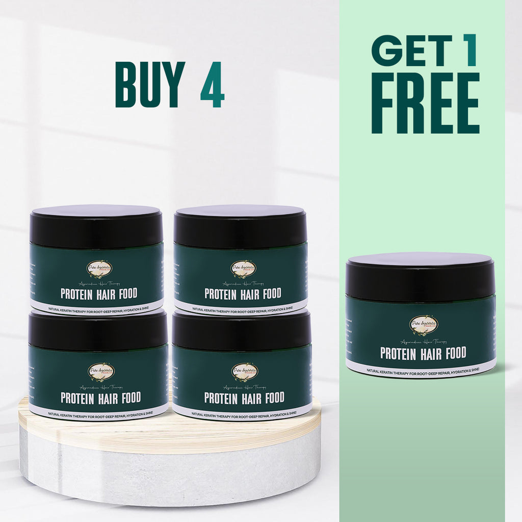 Buy 4 Protein Hair Food Get 1 Free – Pure Ayurveda